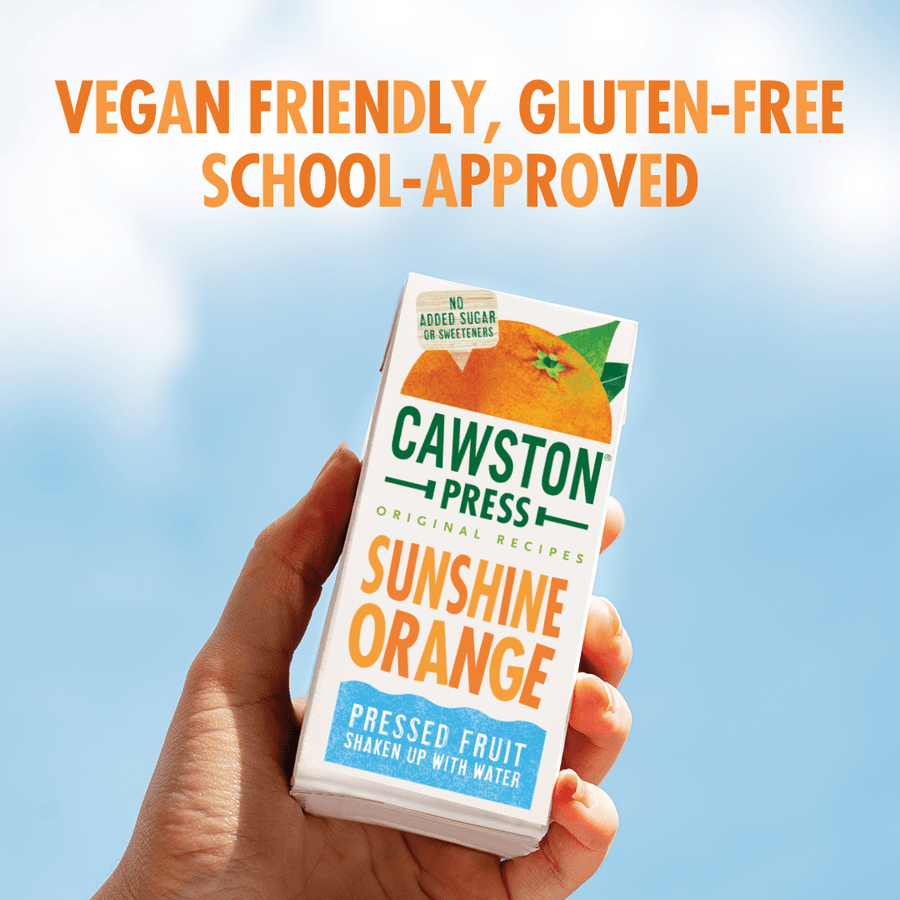 Cawston Press Sunshine Orange Fruit Waters 200ml (18 pack)