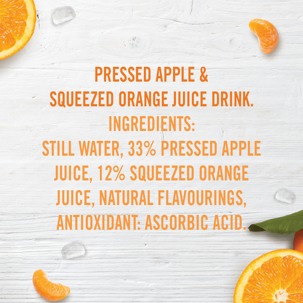 Cawston Press Sunshine Orange Fruit Waters 200ml (18 pack)